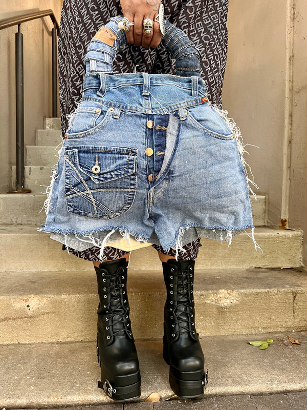 That Girl Is On Fire Funky Ugly Denim - Funky Grunge Boutique